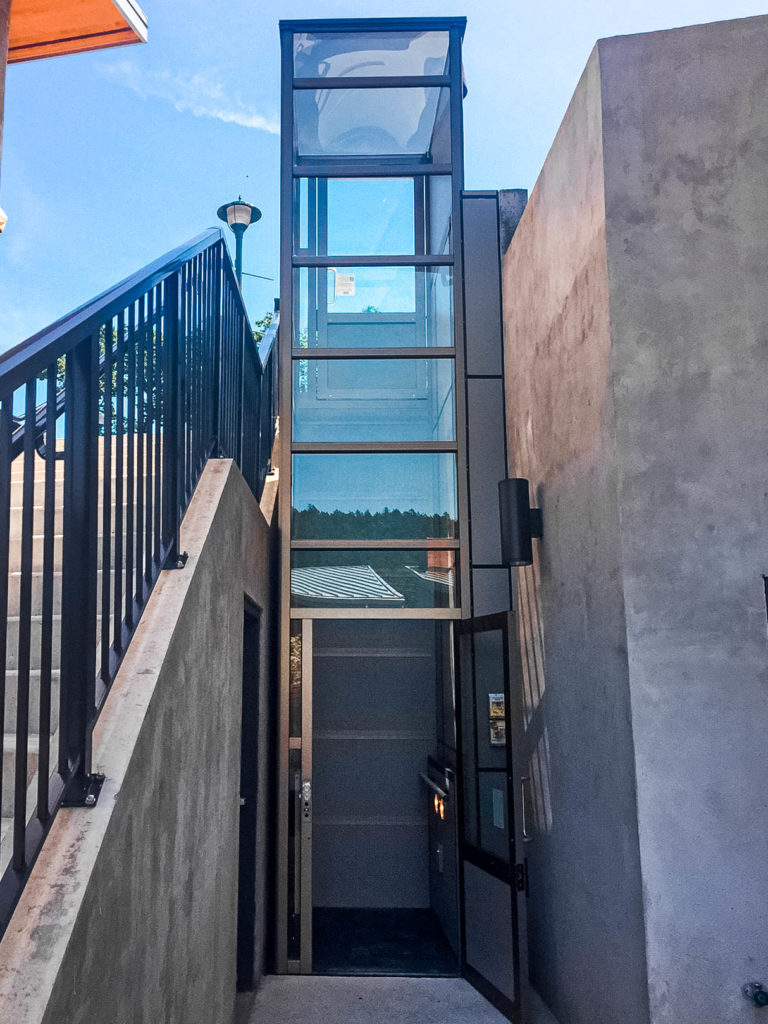 Genesis Enclosure installed in View Royal, BC, Canada | Garaventa Lift ...