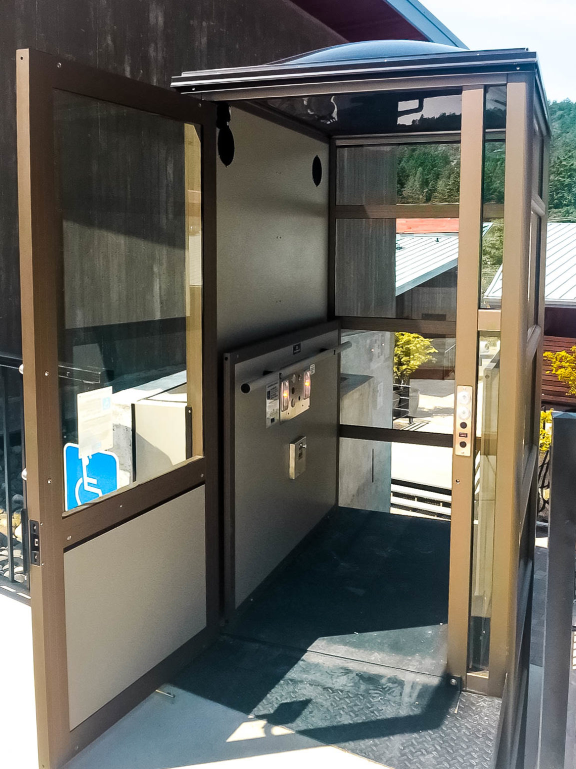 Genesis Enclosure installed in View Royal, BC, Canada | Garaventa Lift ...